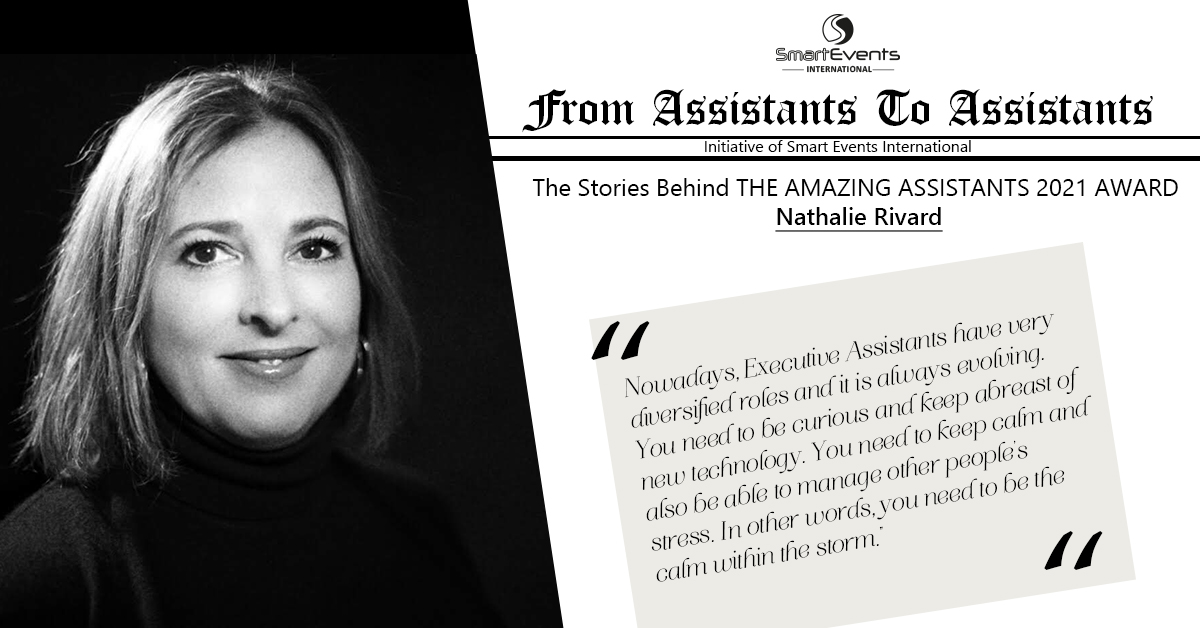 The Stories Behind THE AMAZING ASSISTANTS 2021 AWARD - Meet Nathalie ...