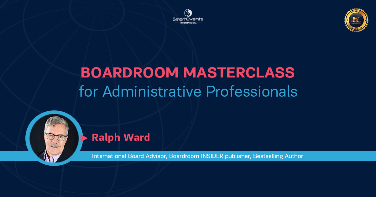 Boardroom Masterclass for Administrative Professionals - Smart Events International